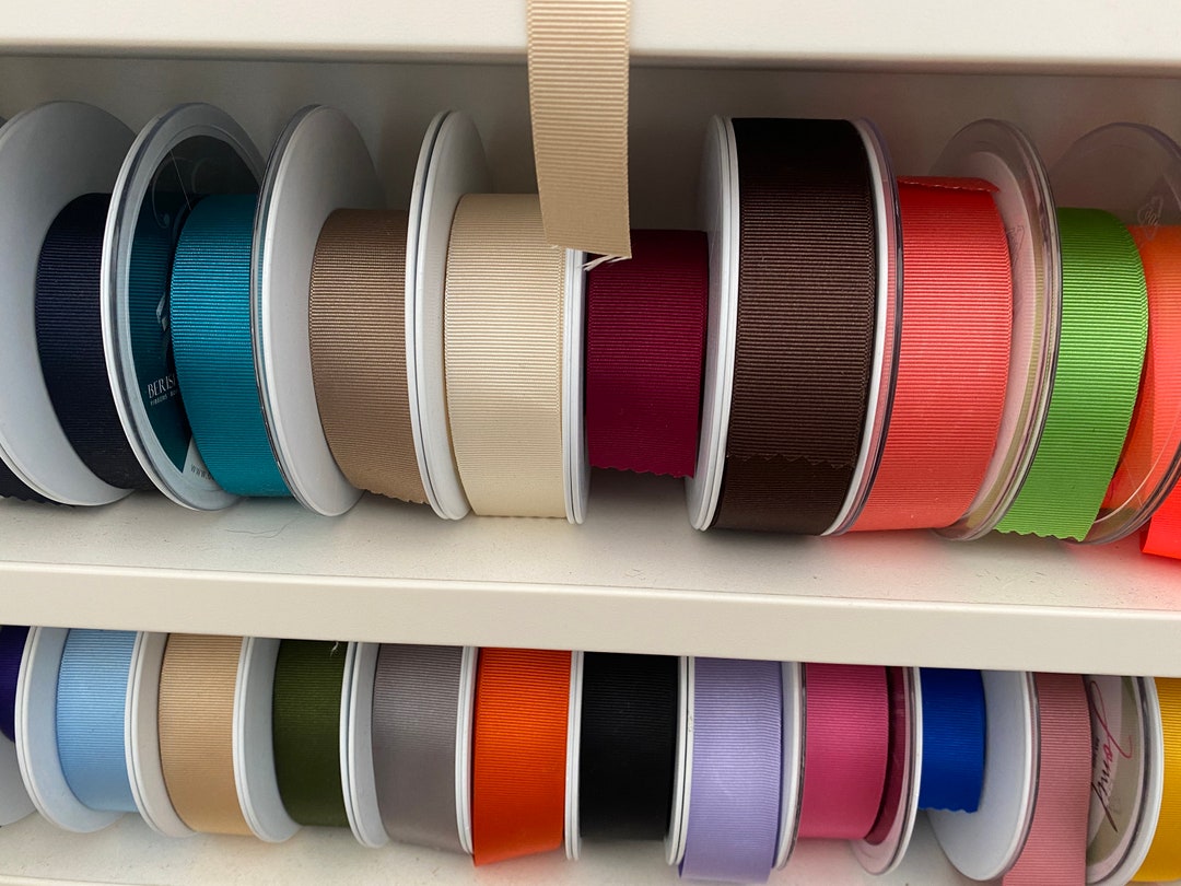 Berisfords Grosgrain Ribbon Choice of 36 Shades Available in 6 10 16 25 ...