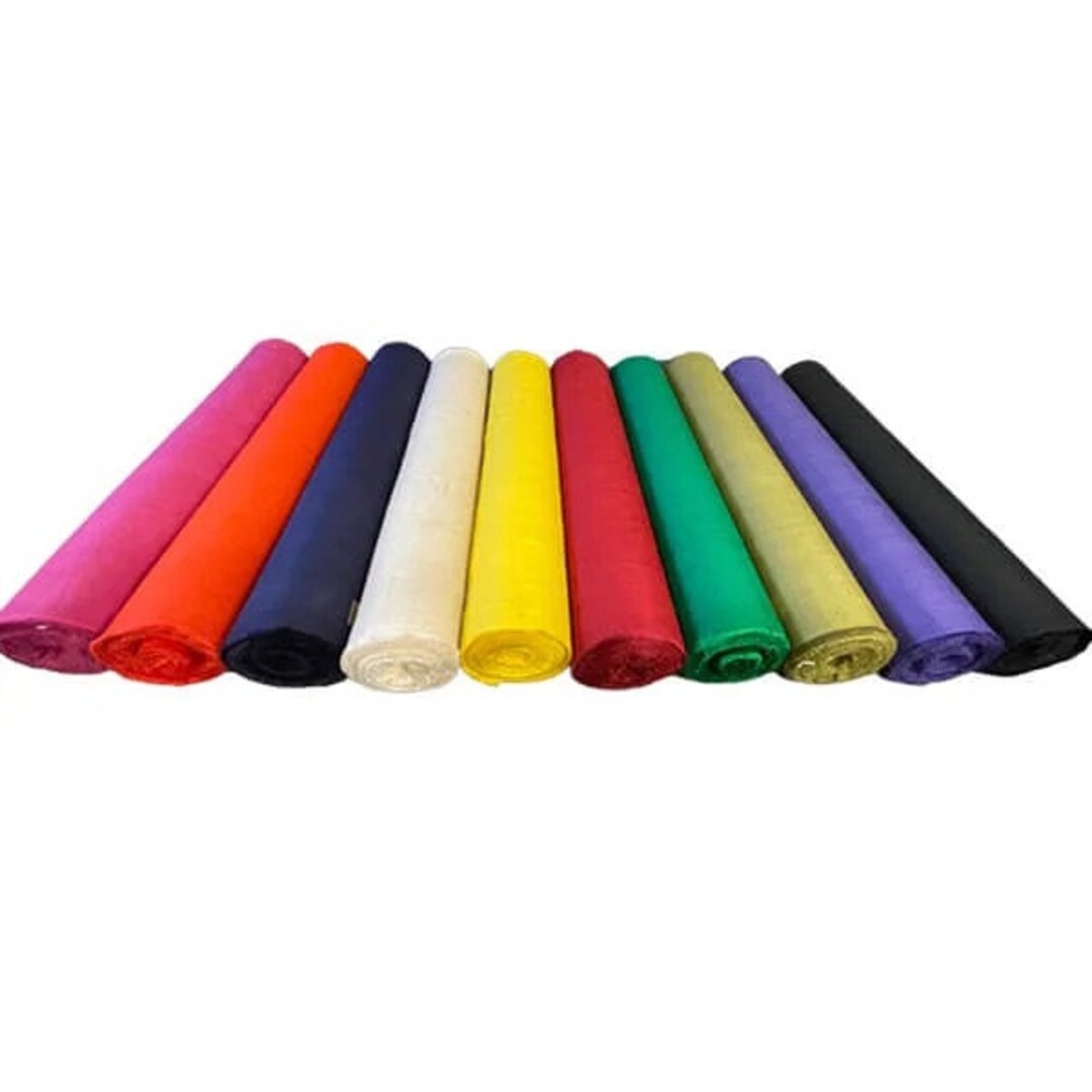 Coloured Hessian Fabric 1 Metre [39"] Wide Choice of 10 Colours. Table ...