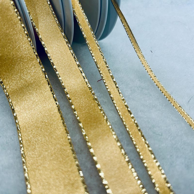 Gold Braid Satin Trim - Etsy UK