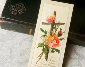 Holy Cross Prayer Card - Etsy