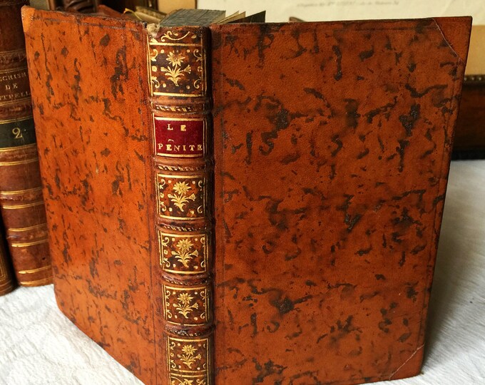 1786 Rare Antique French Catholic Religious Book "the Penitent ...