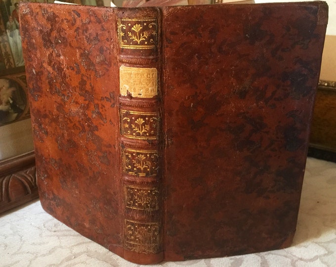 1741 Rare Antique French Catholic Religious Book "exercises of the ...