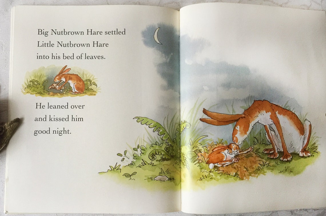 Vintage children's book rabbit's story with | Etsy