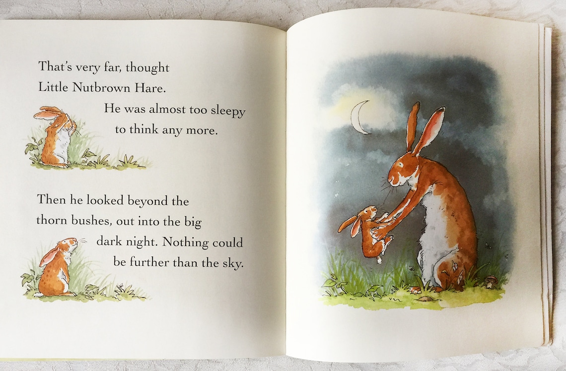 Vintage children's book rabbit's story with | Etsy