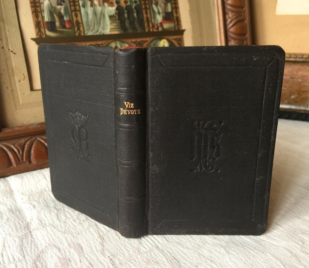 1910s Vintage French Catholic Religious Book devout Life St Francis of ...