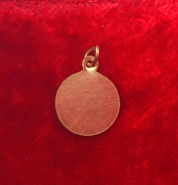 Vintage French Virgin Mary Religious Medal Our Lady … Gem