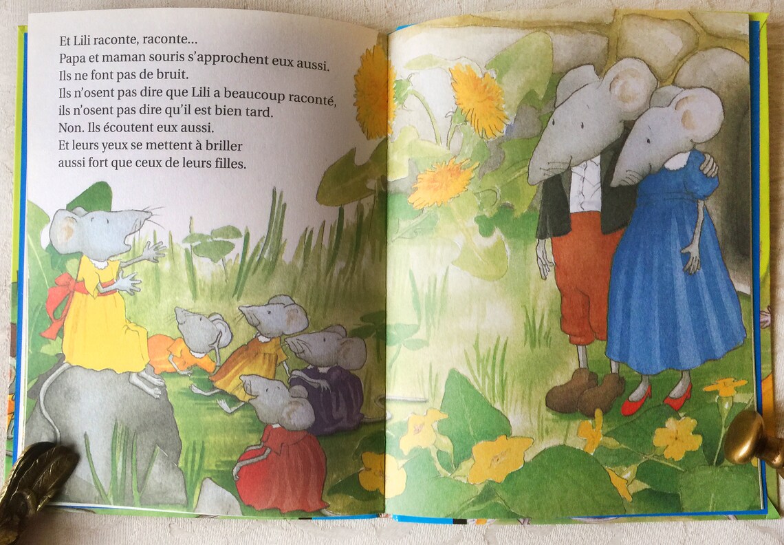 Vintage french children's book story of mouse 2000s | Etsy