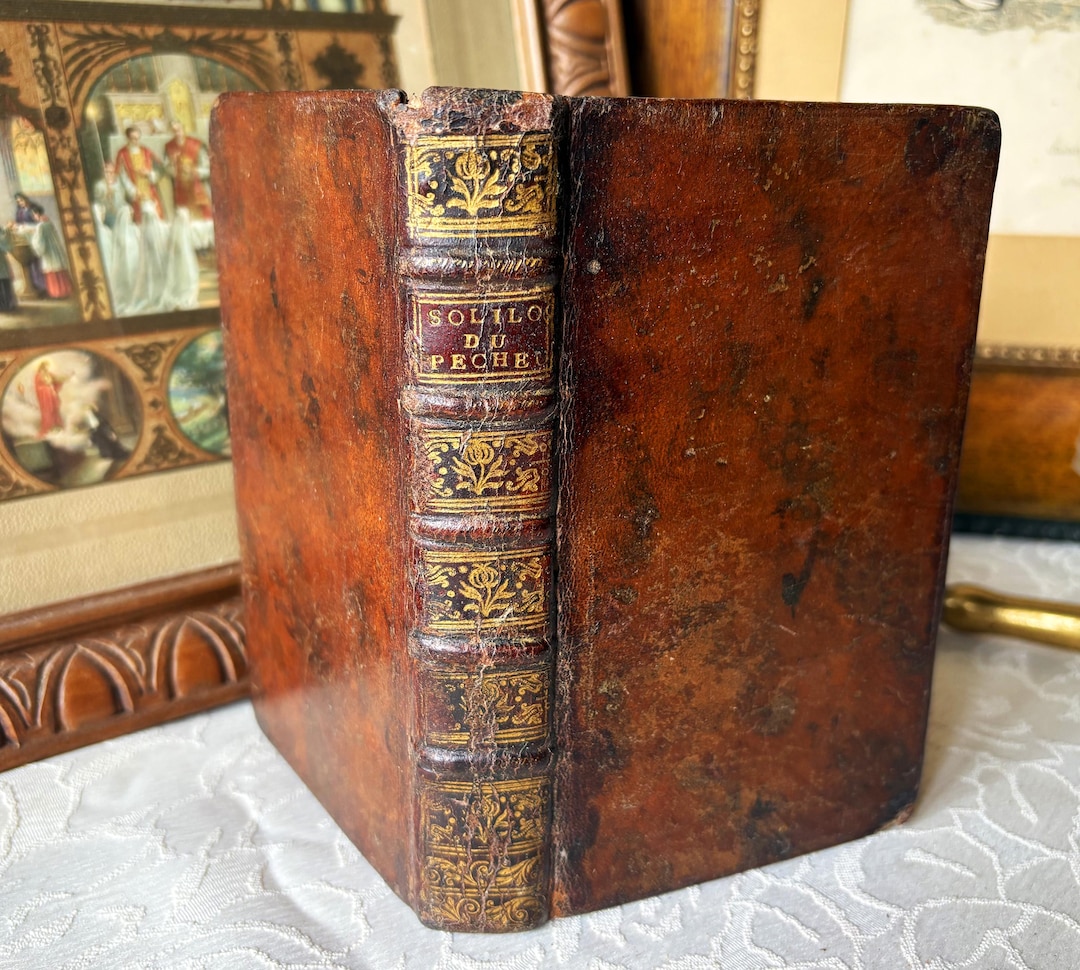 1749 Rare Vintage French Catholic Book, Old Religious Book, Antique ...