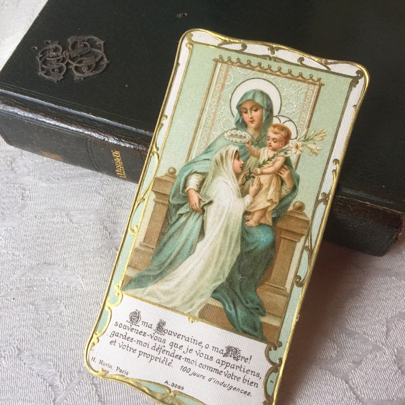 Catholic Prayer Cards - Etsy