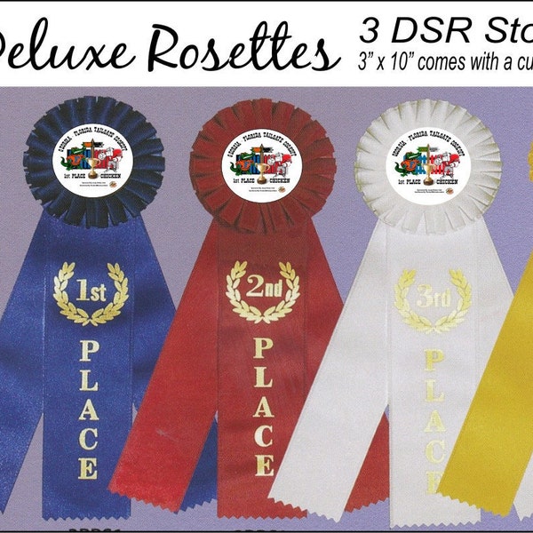 Satin Rosettes - Etsy