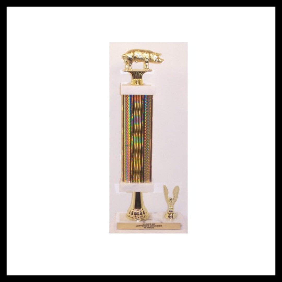 BBQ 305 Pork Champion Trophy,1st Place Pork,pork Winner,brisket ...