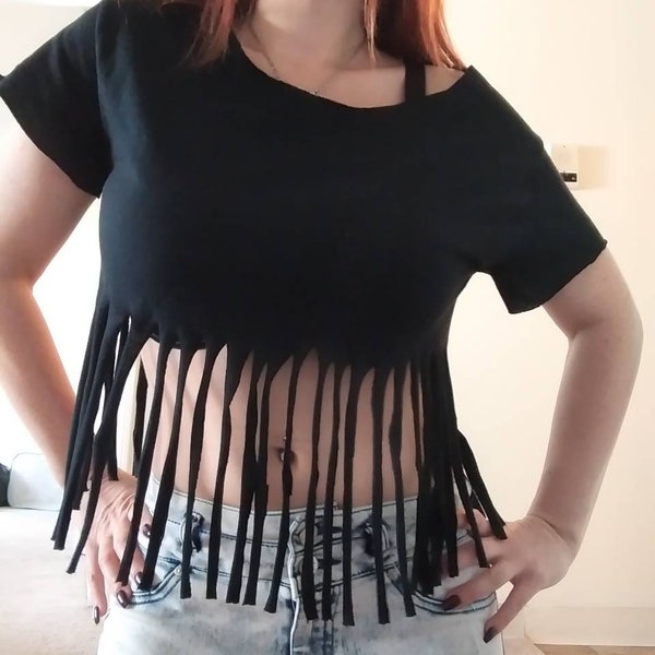Shredded T Shirt - Etsy