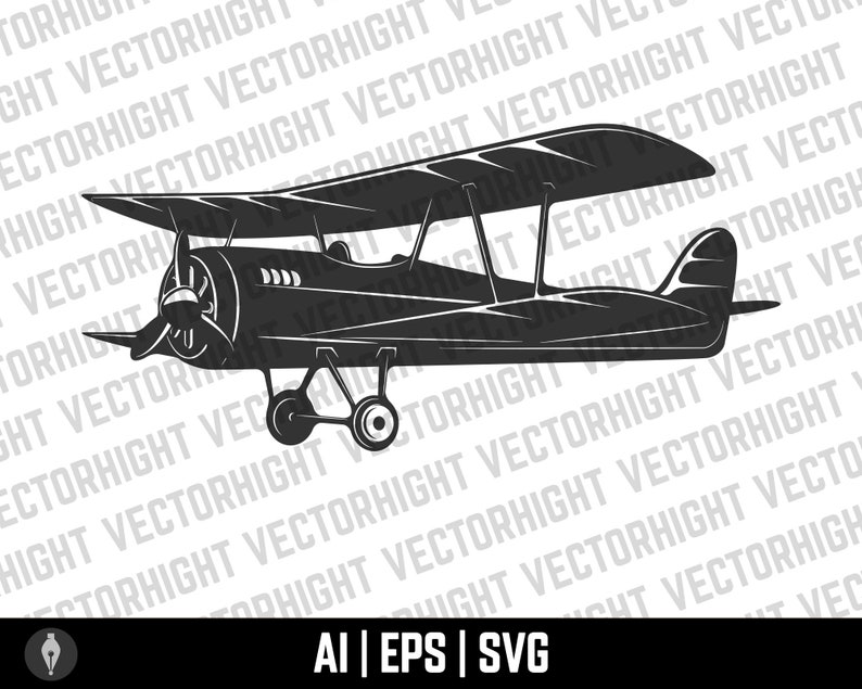 Airplane Vector Airplane Svg Aviation Clipart Airplane - Etsy