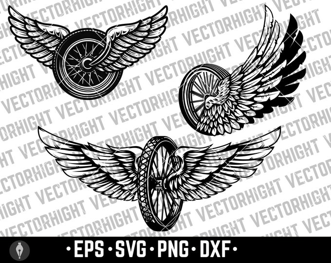 Traffic Motor Wings SVG - Etsy