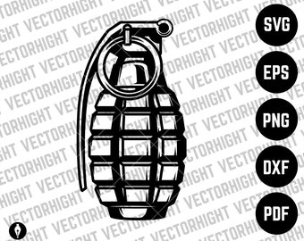 Grenade, Hand Grenade, Silhouette, Military, Army, Picture, Svg, Png ...