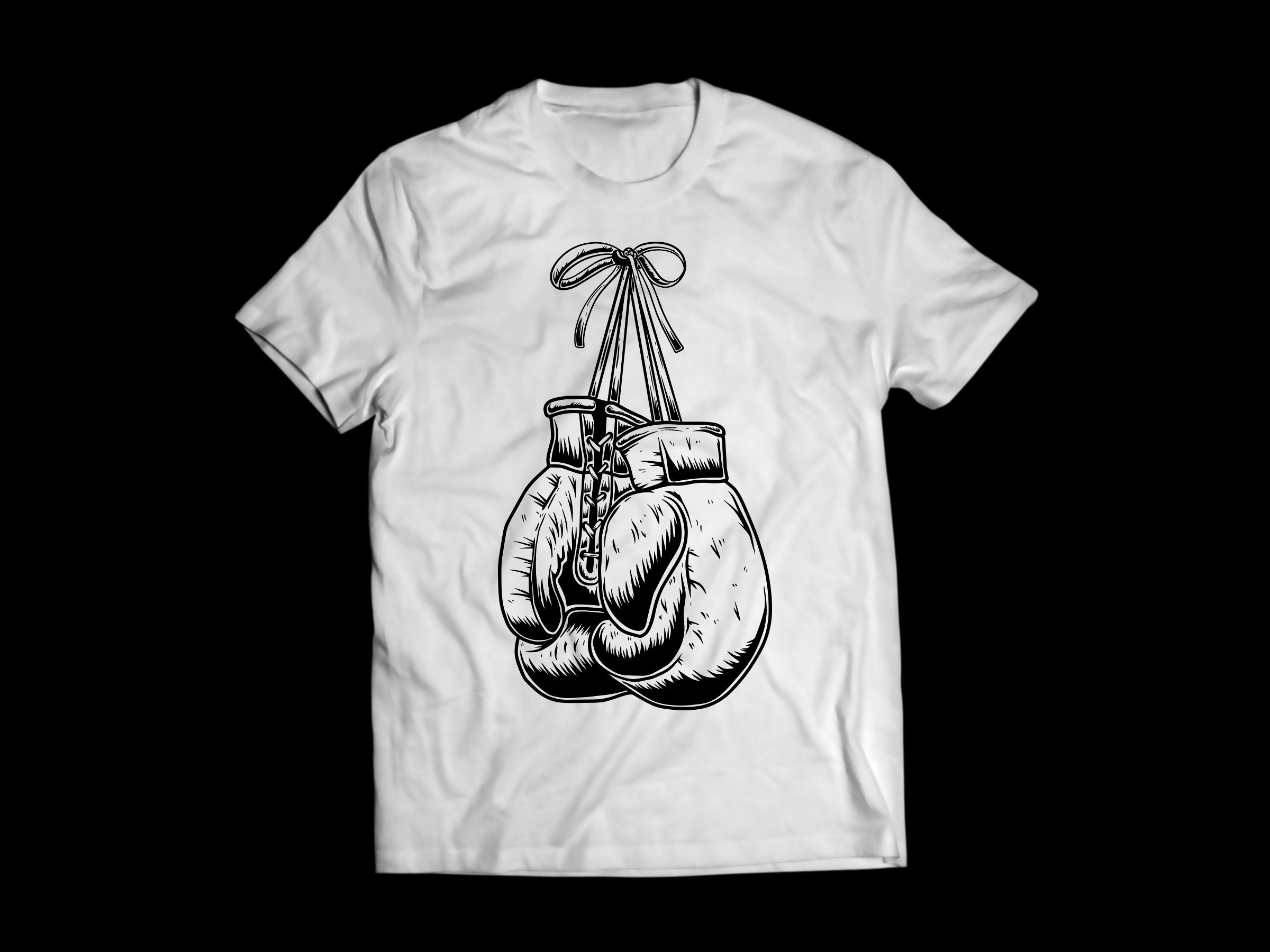 Boxing Gloves Retro Style Vector, Boxing Gloves Ai, Eps, Svg, Pdf ...