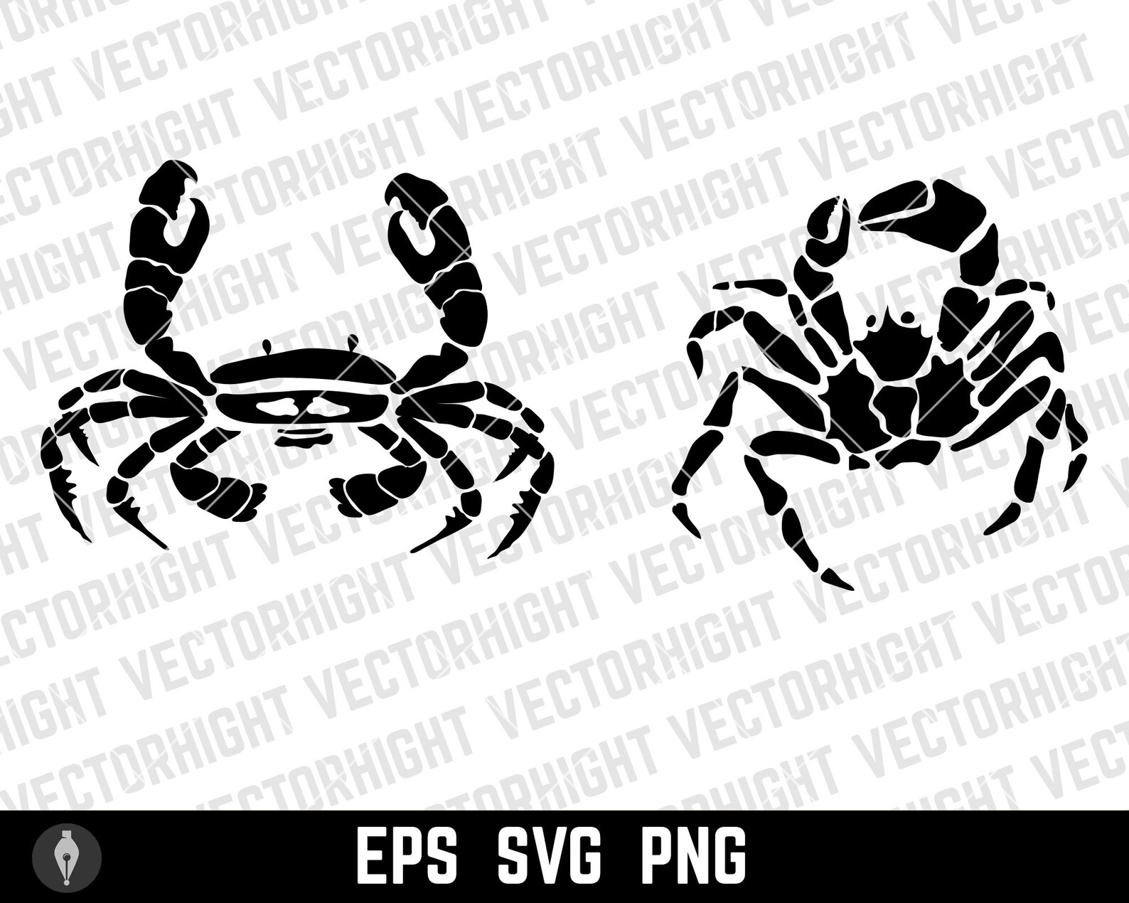 Crab Bundle Svg, Sea Crab Silhouette Png, Crab Clipart, Crab Cricut Cut ...