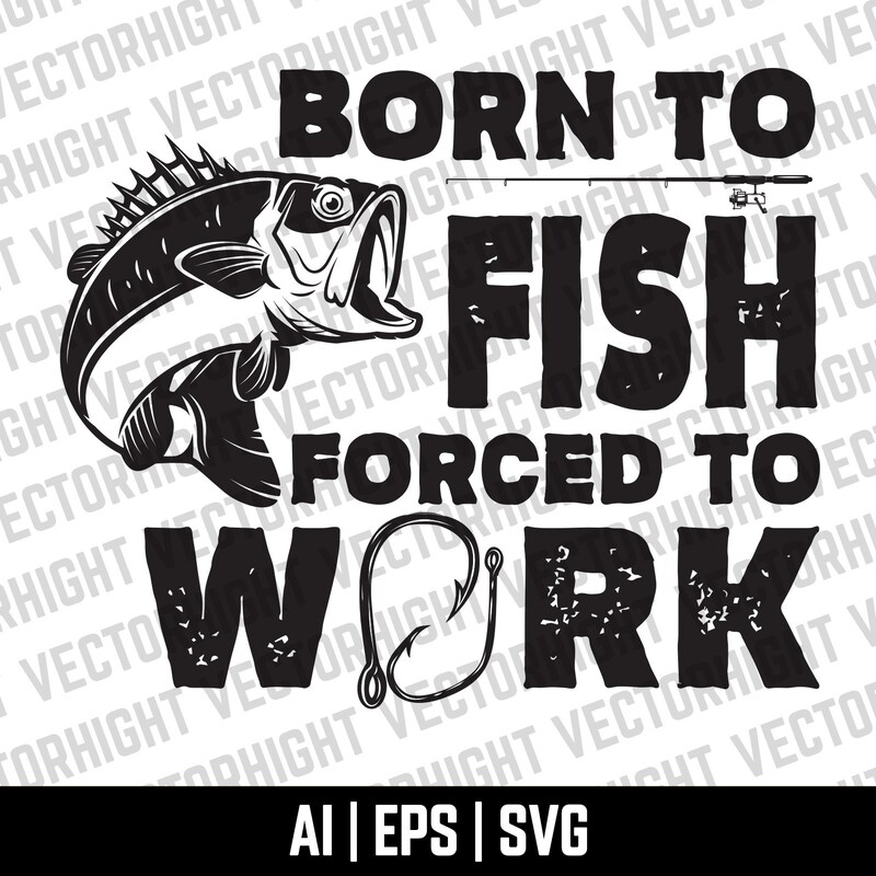Born to Fish - Etsy