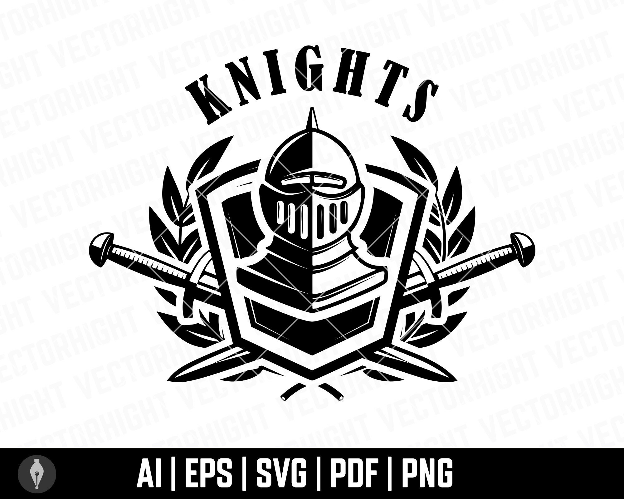 Knight Emblems Svg Knighthood Swordsman Knight Shape Svg. - Etsy
