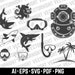 Diver Emblems Set Vector Illustration. Diving Helmet SVG, AI, EPS, Png ...