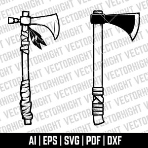 Tomahawk Axe Native Americans Axe Svg Eps Ai Pdf Dxf | Etsy
