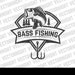 Bass Fishing Emblems. Bass Fish EPS. Bass Fishing SVG. Bass - Etsy
