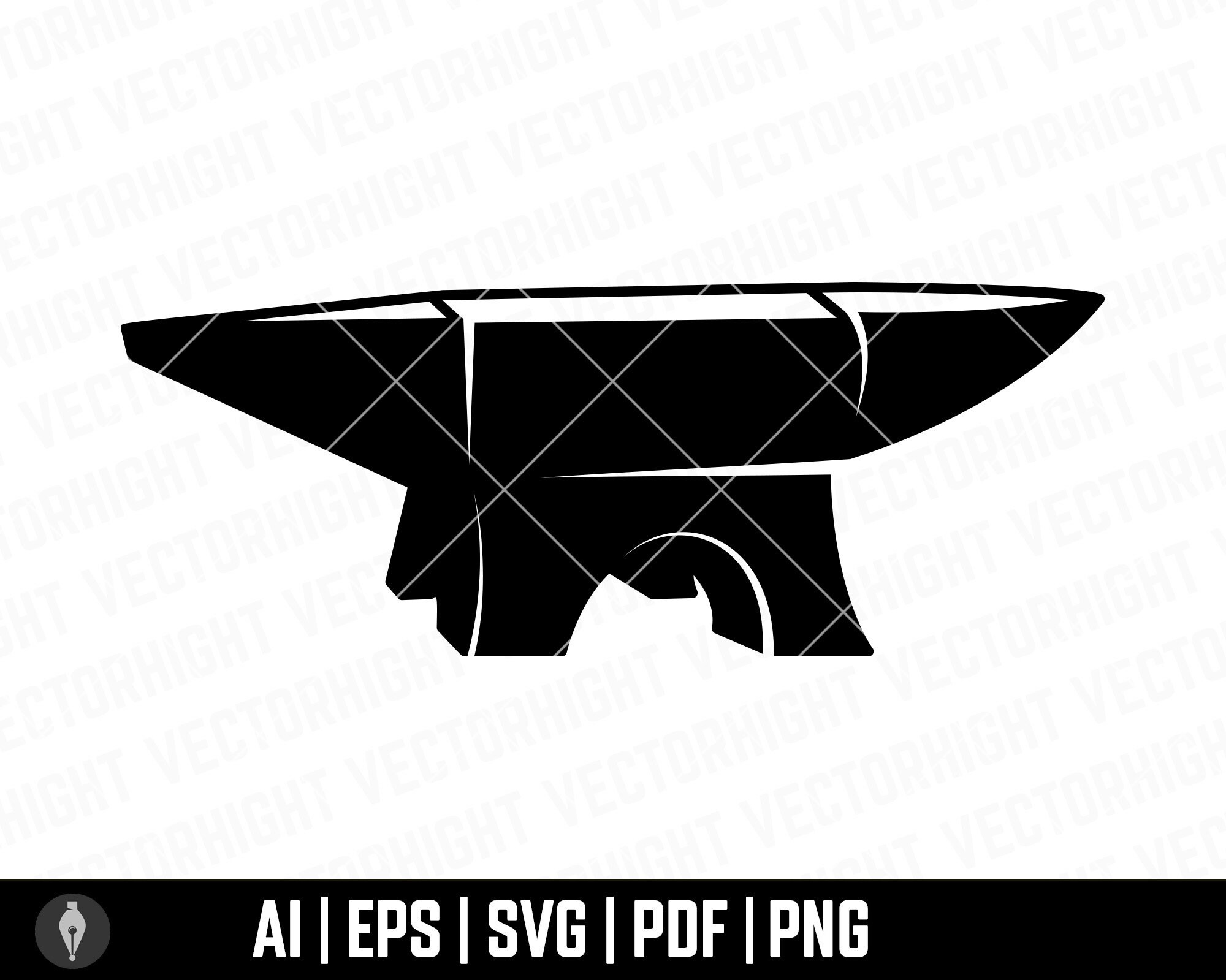Blacksmith Anvil SVG, Blacksmith Hammer SVG. Anvil Cricut Cutting Files ...