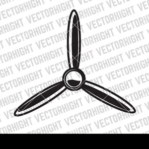 Airplane Propellers Vector, Airplane Propeller Svg, Aviation Propeller ...