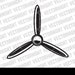 Airplane Propellers Vector Airplane Propeller Svg Aviation - Etsy