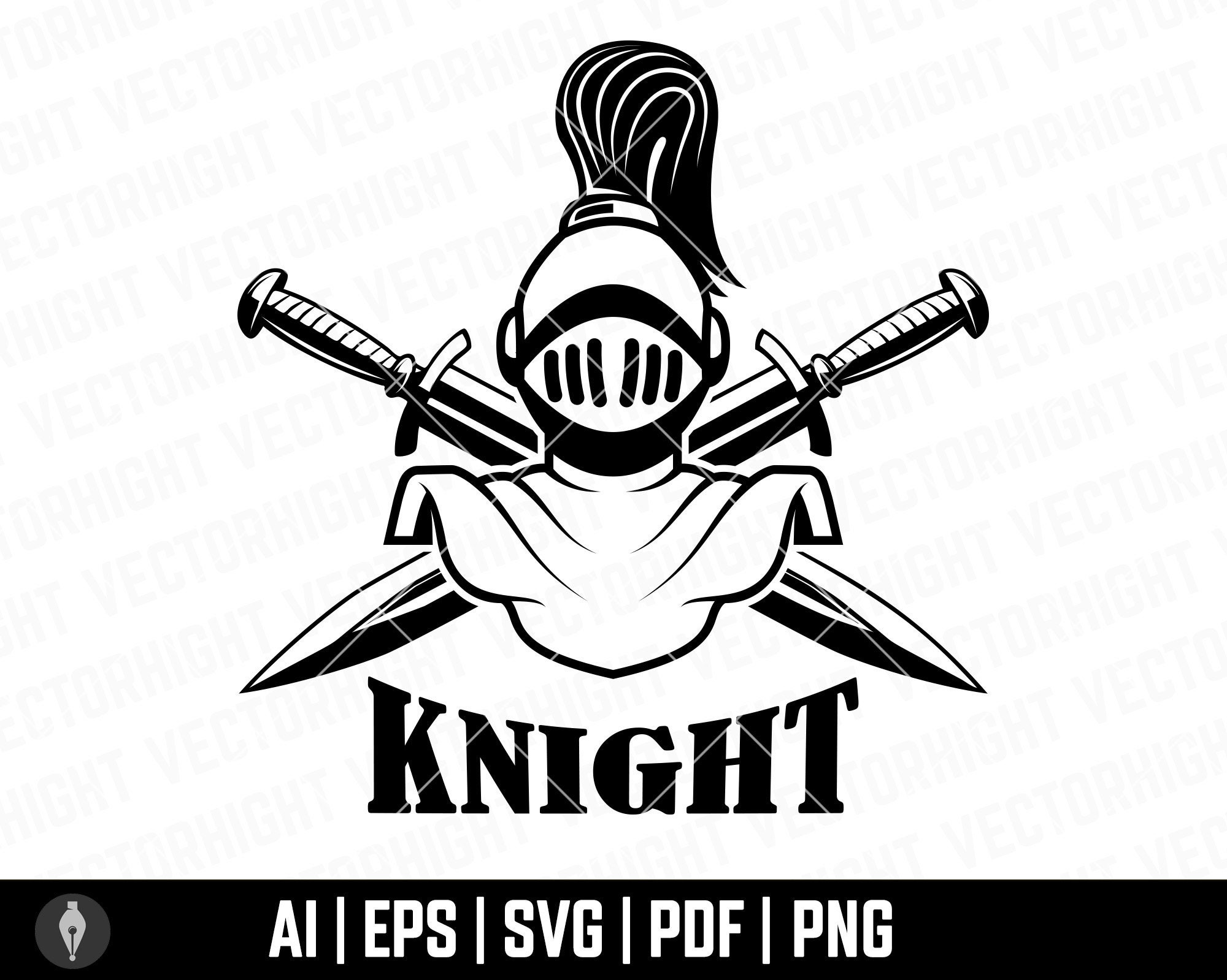 Knight Emblems Svg Knighthood Swordsman Knight Shape Svg. - Etsy