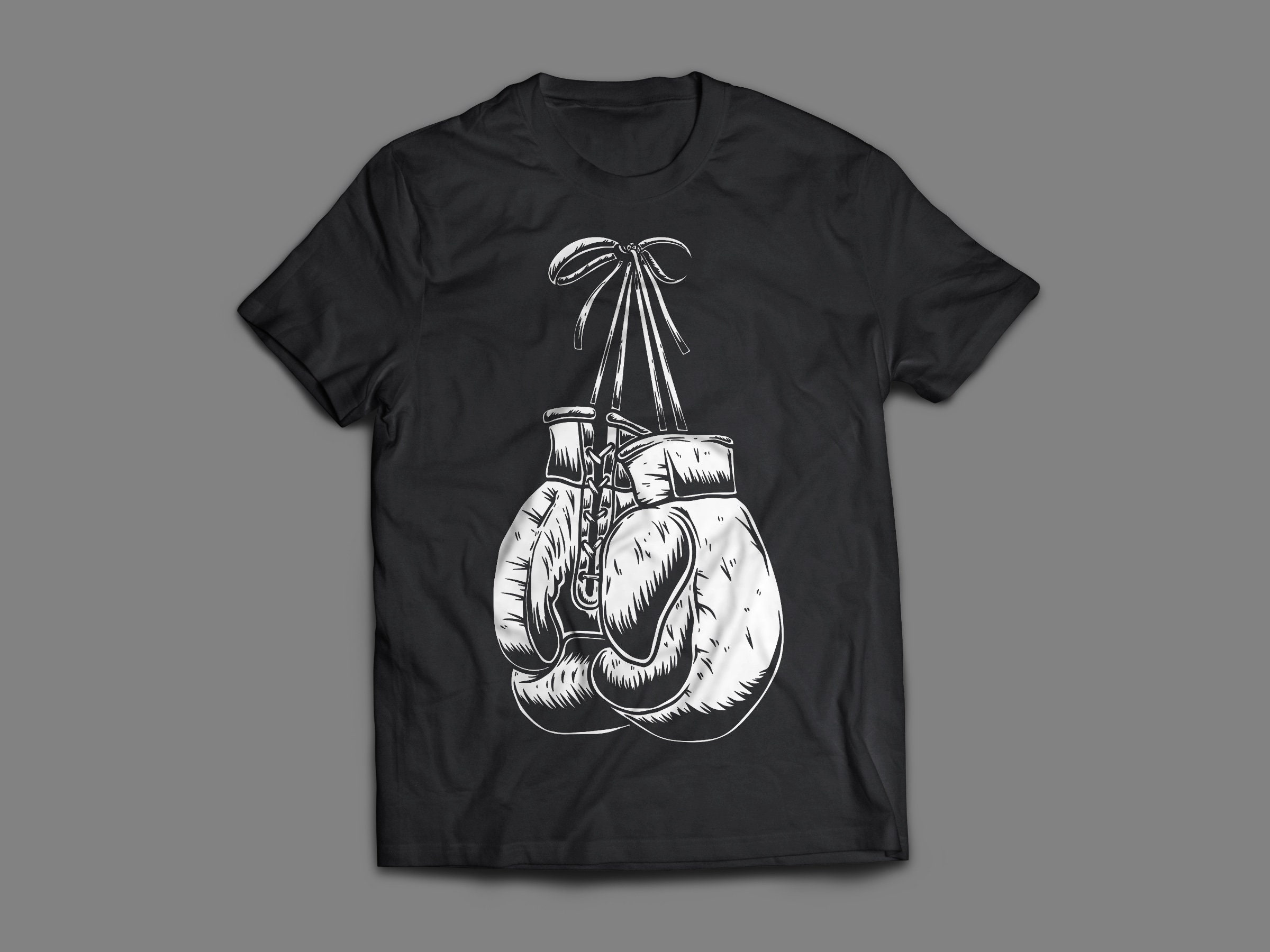 Boxing Gloves Retro Style Vector, Boxing Gloves Ai, Eps, Svg, Pdf ...