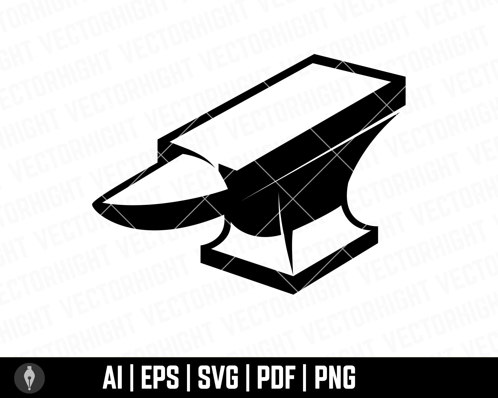 Blacksmith Anvil SVG, Blacksmith Hammer SVG. Anvil Cricut Cutting Files ...