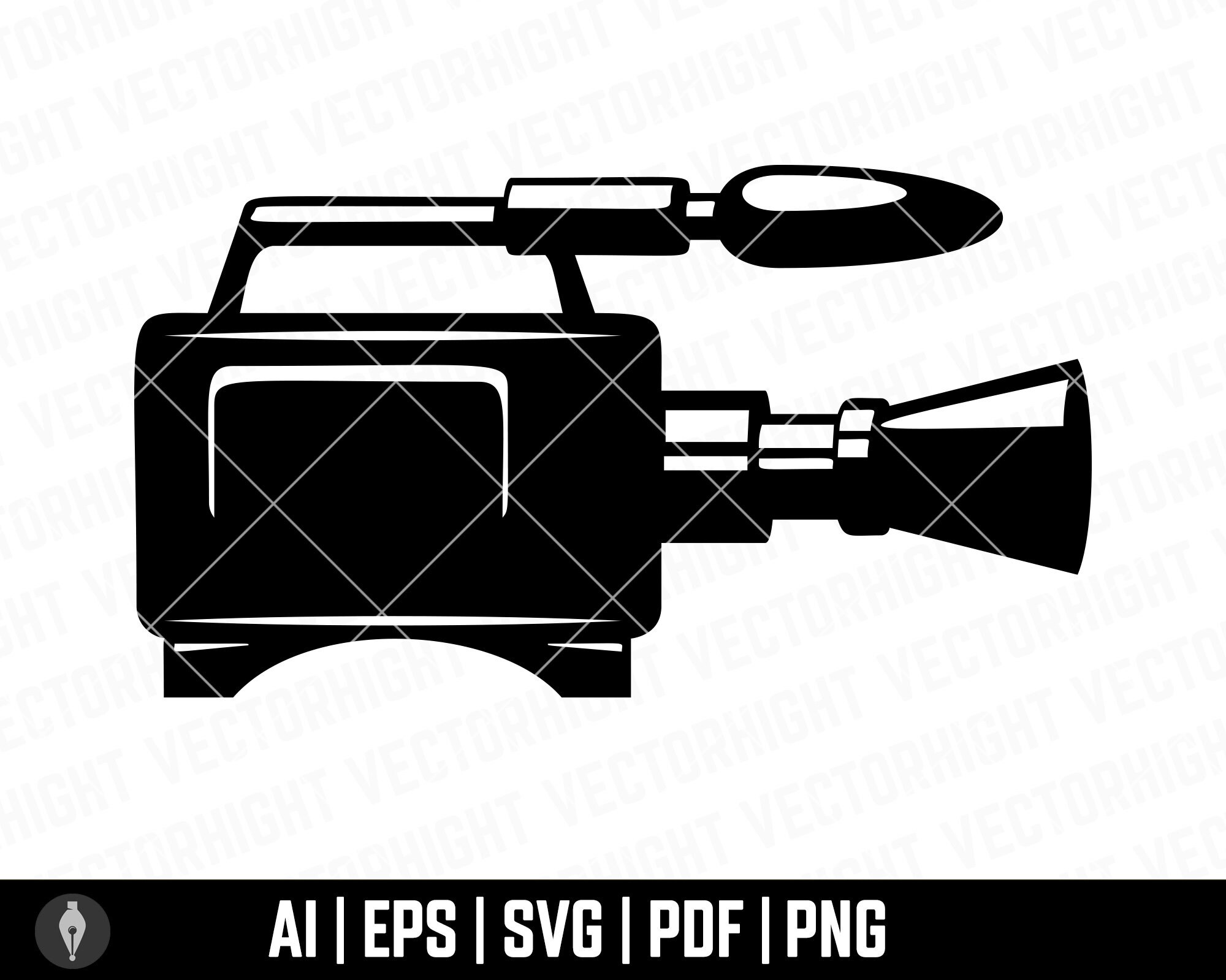 Cinema Design Elements, Camera, Light, Director Chair Svg, Ai, Eps, Pdf ...