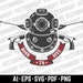 Diver Emblems Set Vector Illustration. Diving Helmet SVG, AI, EPS, Png ...