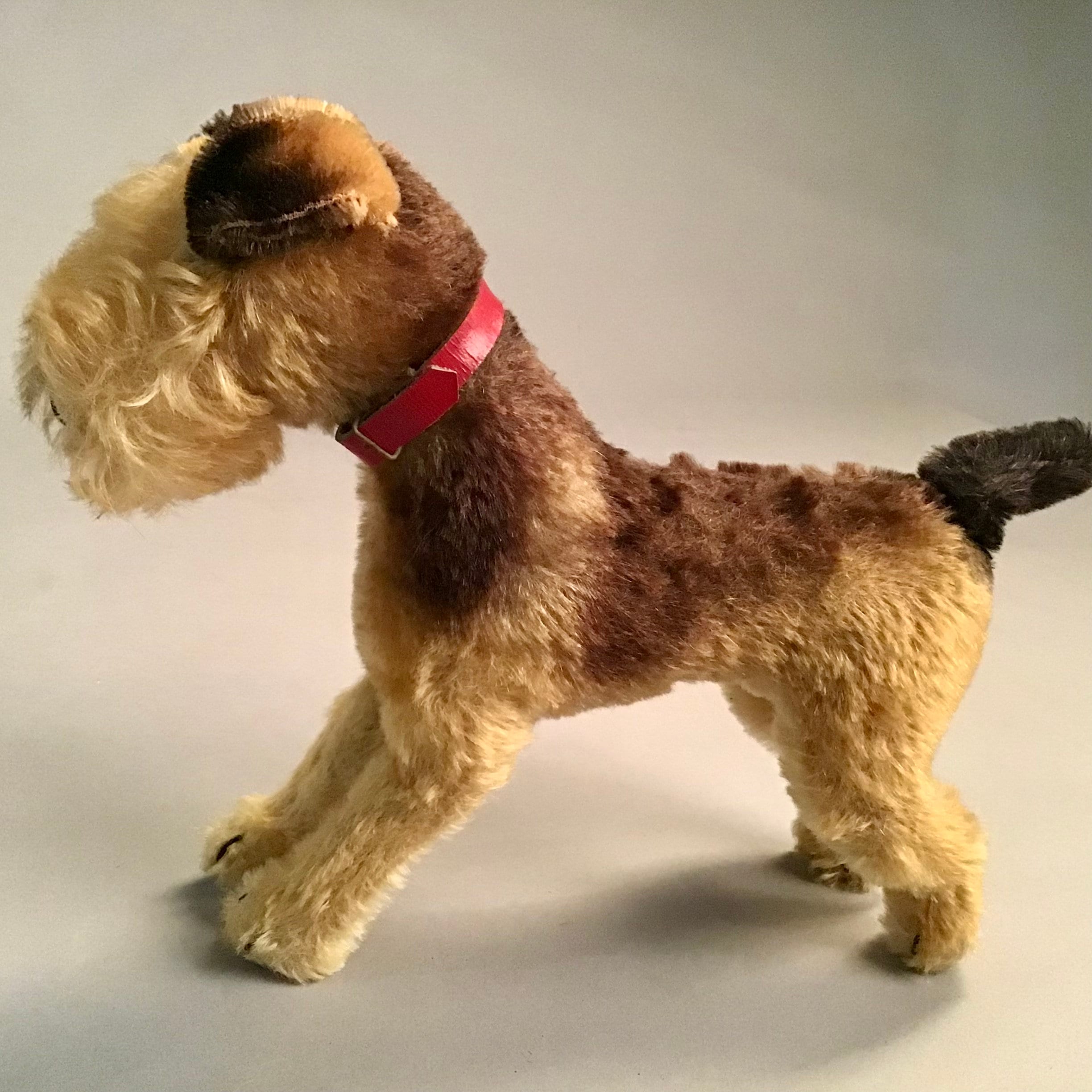 Steiff Airedale Terrier, 9 Inches in Height, Produced Approximately ...