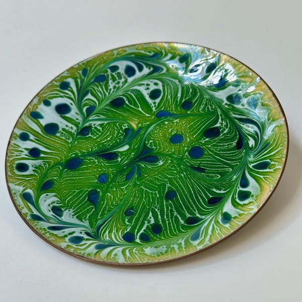 Enamel Copper Plate - Etsy
