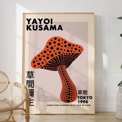 Yayoi Kusama Print Yayoi Kusama Poster Japanese Art Kusama - Etsy
