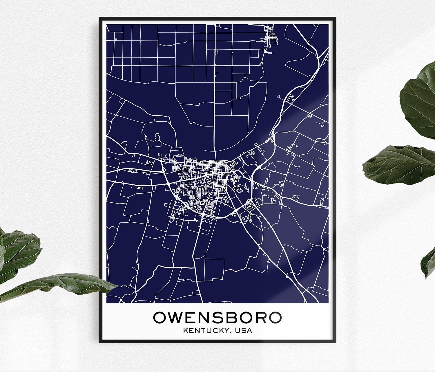 Owensboro Map Print Map Print Owensboro City Print | Etsy Owensboro Map Print Map Print Owensboro City Print | Etsy