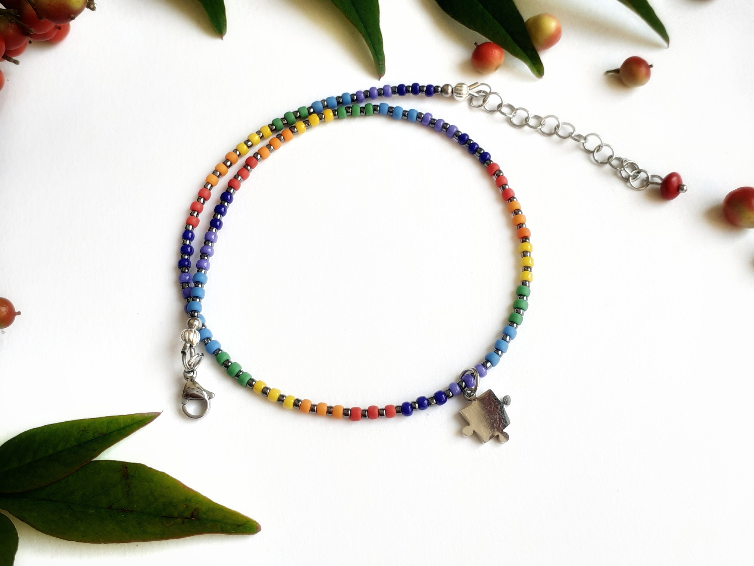 Neurodiversity Jigsaw Bracelet Autism Awareness Autistic - Etsy