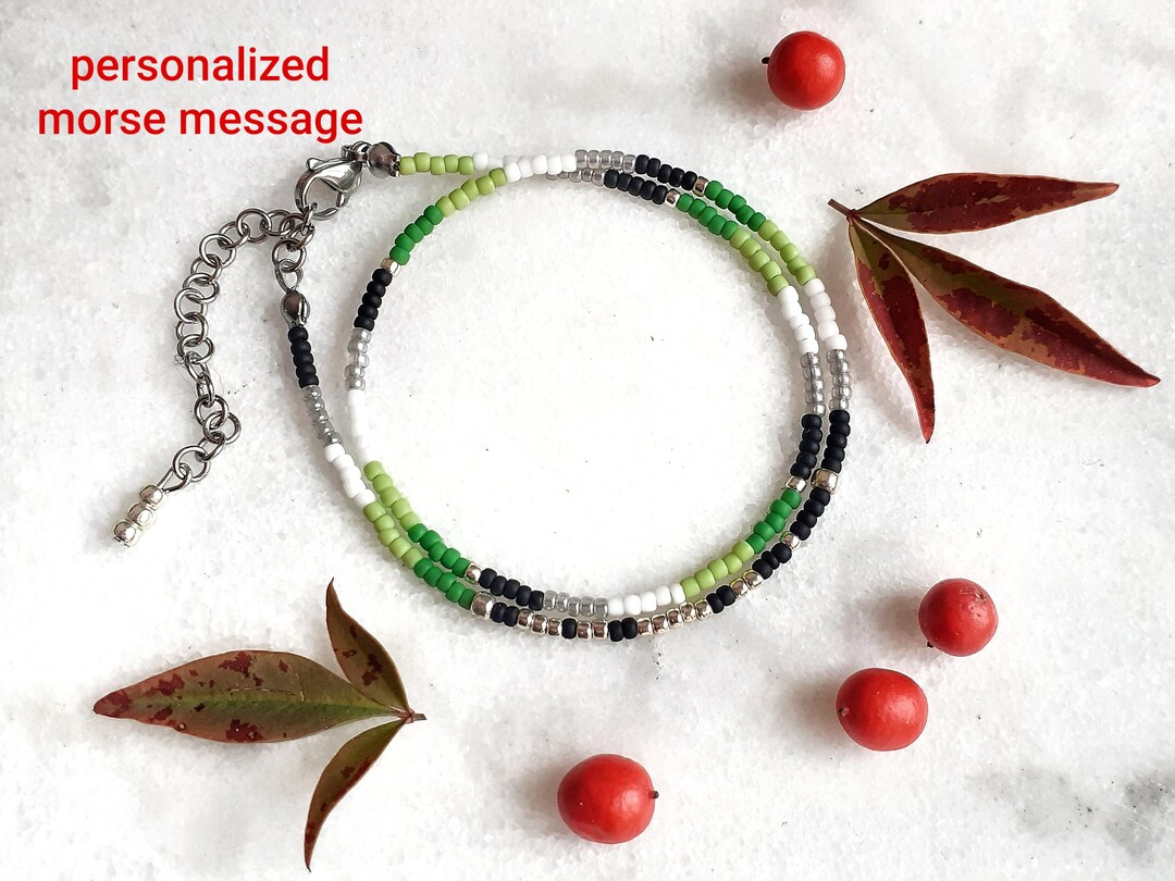 Aromantic Pride Aromantic Flag Ace Aro Bracelet, Aromantic Necklace, LGBTQ Gifts for Women ...