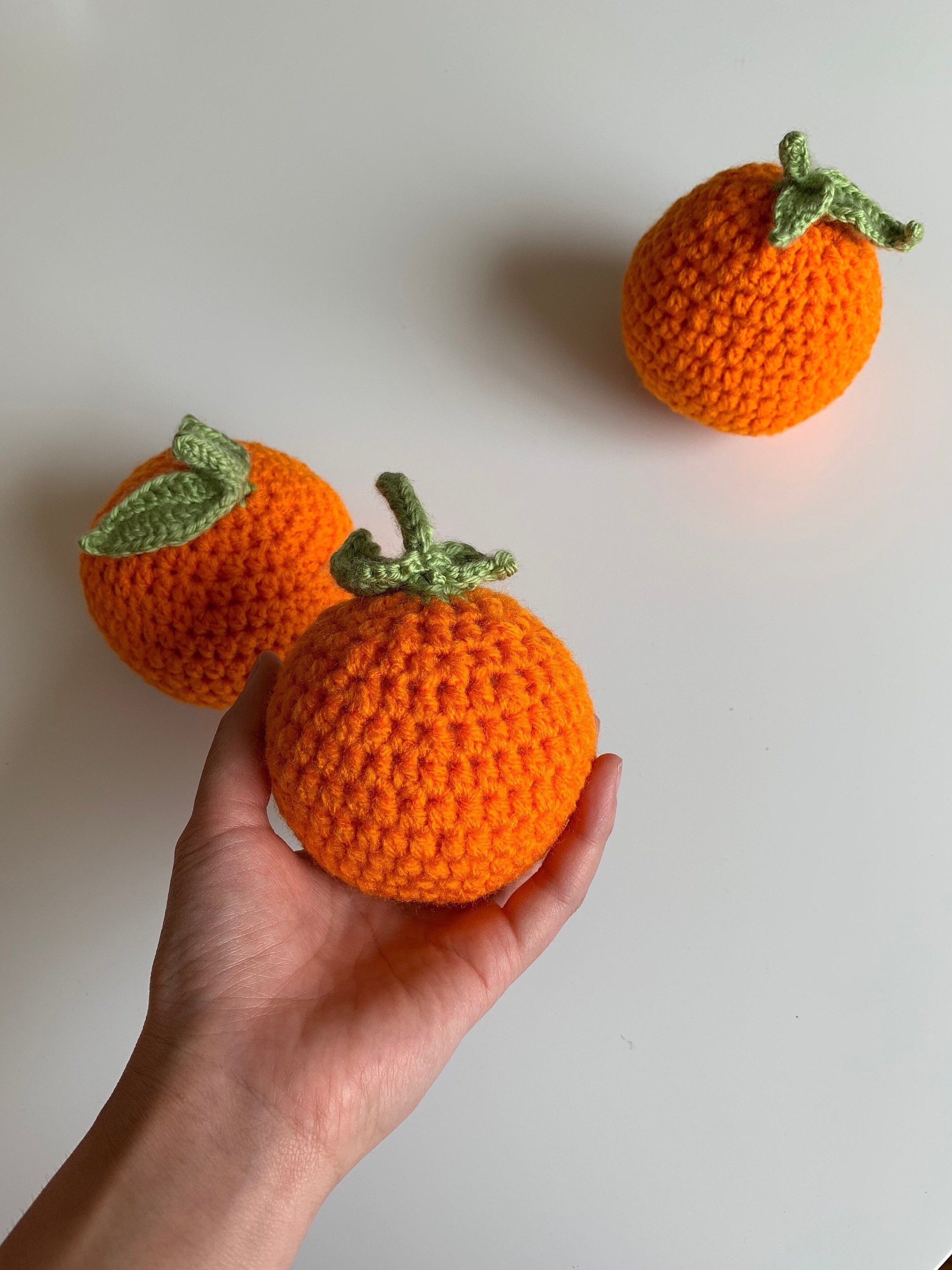 Handmade Crochet Orange Cat Toy - Etsy