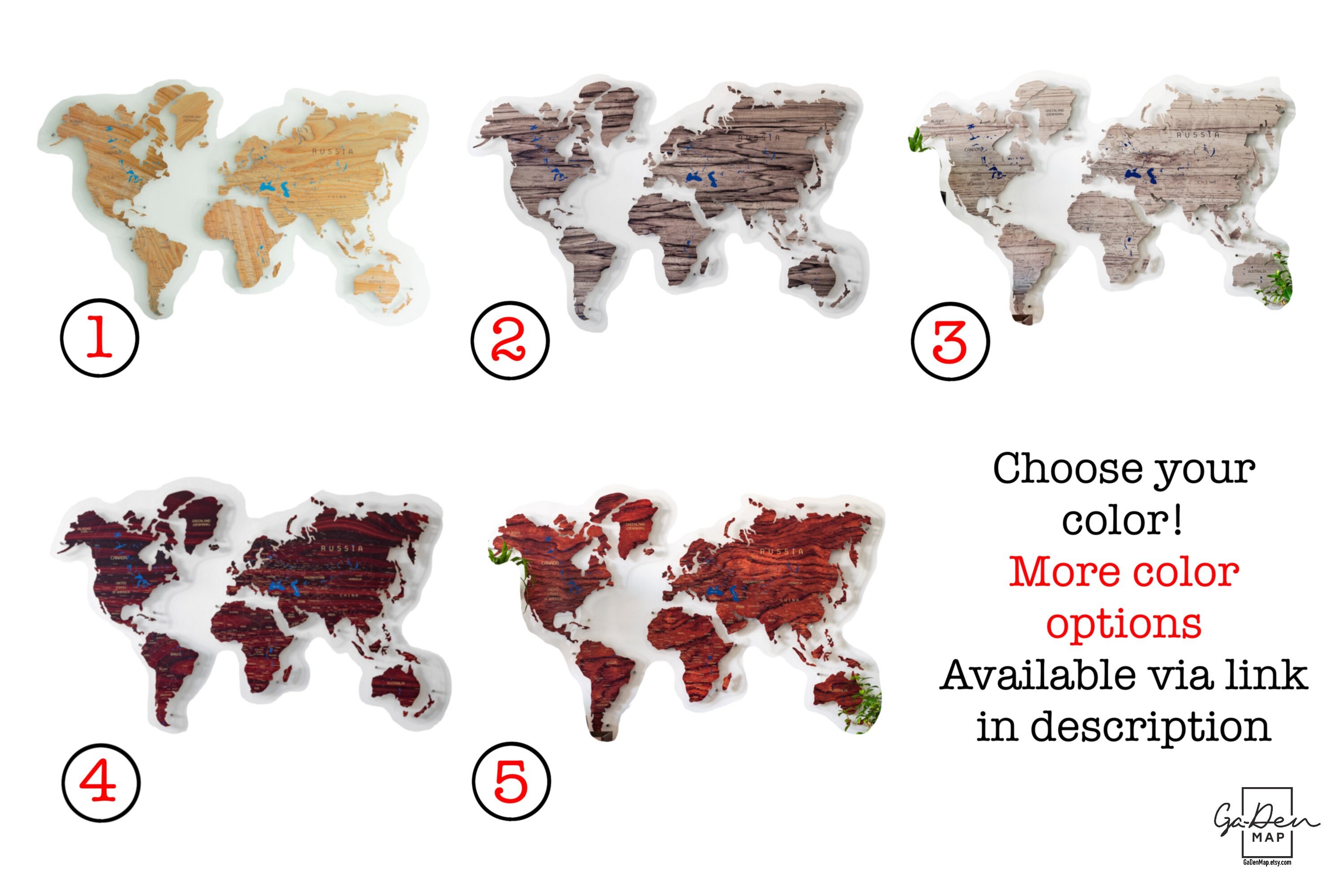 Big World Maps Custom World Map Pvc Maps Decal Wall Map Gift Wall Images