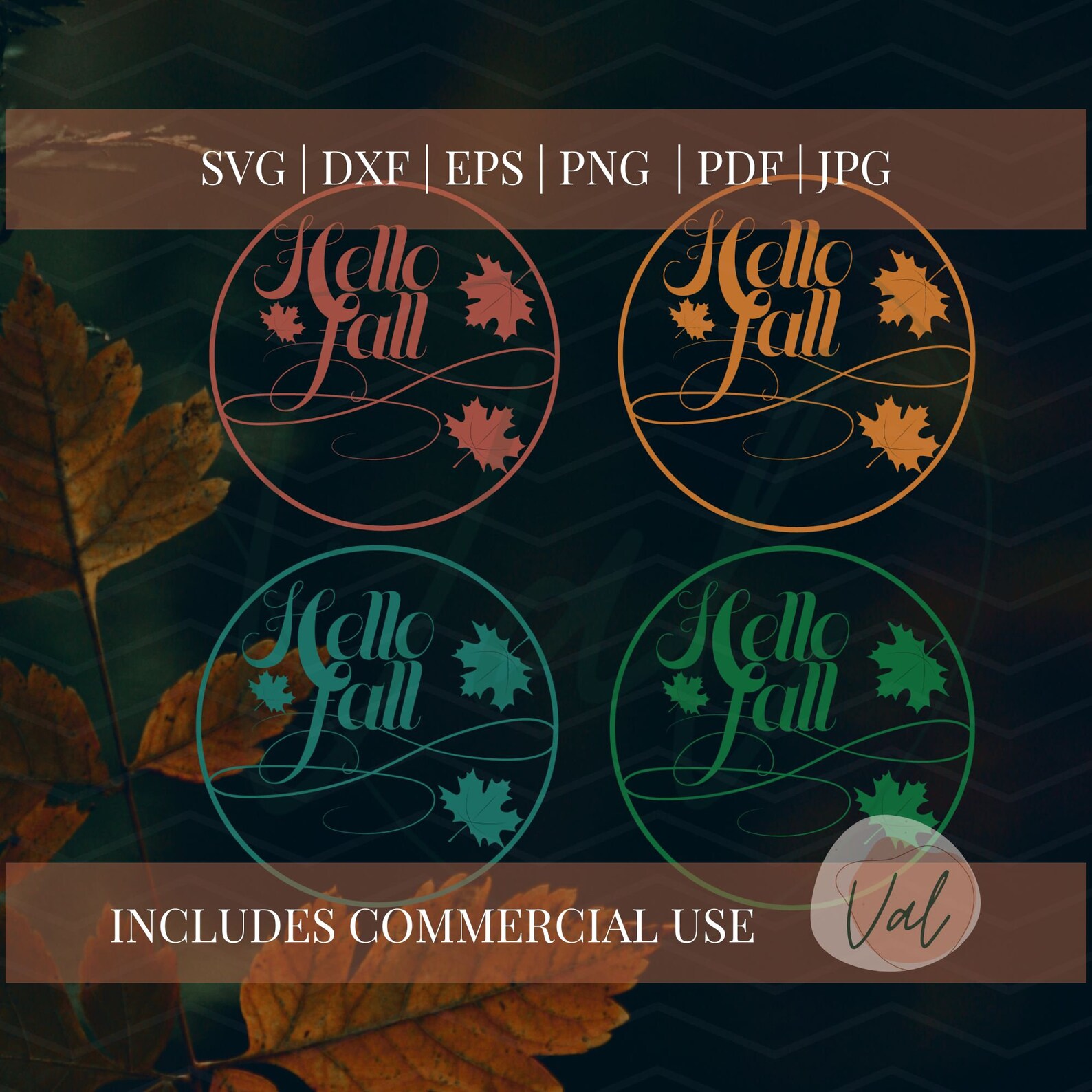 Hello Fall Circle Sign Png Hello Fall Png Hello Fall Svg - Etsy