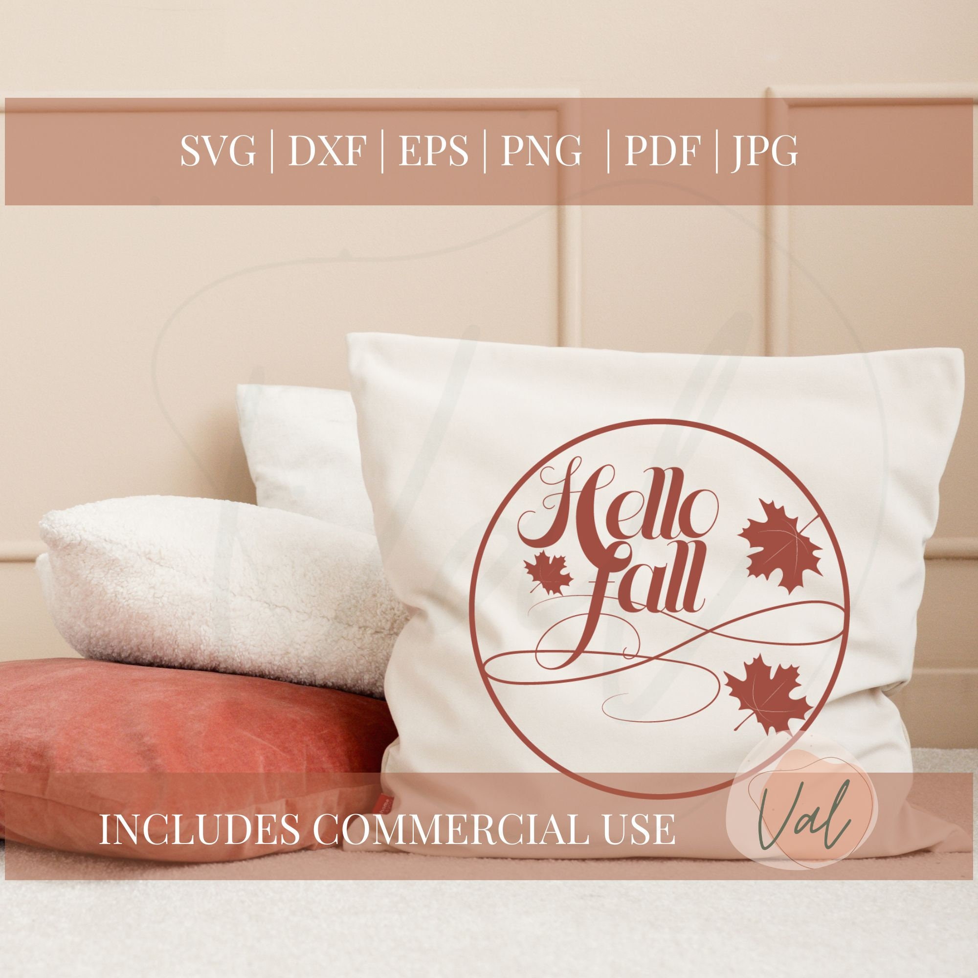 Hello Fall Circle Sign Png Hello Fall Png Hello Fall Svg - Etsy