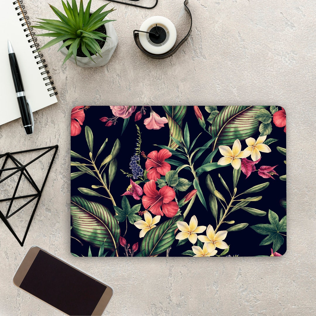 Dark Floral Laptop Decal Skin Flowers Notebook Vinyl Decal Hp Lenovo ...
