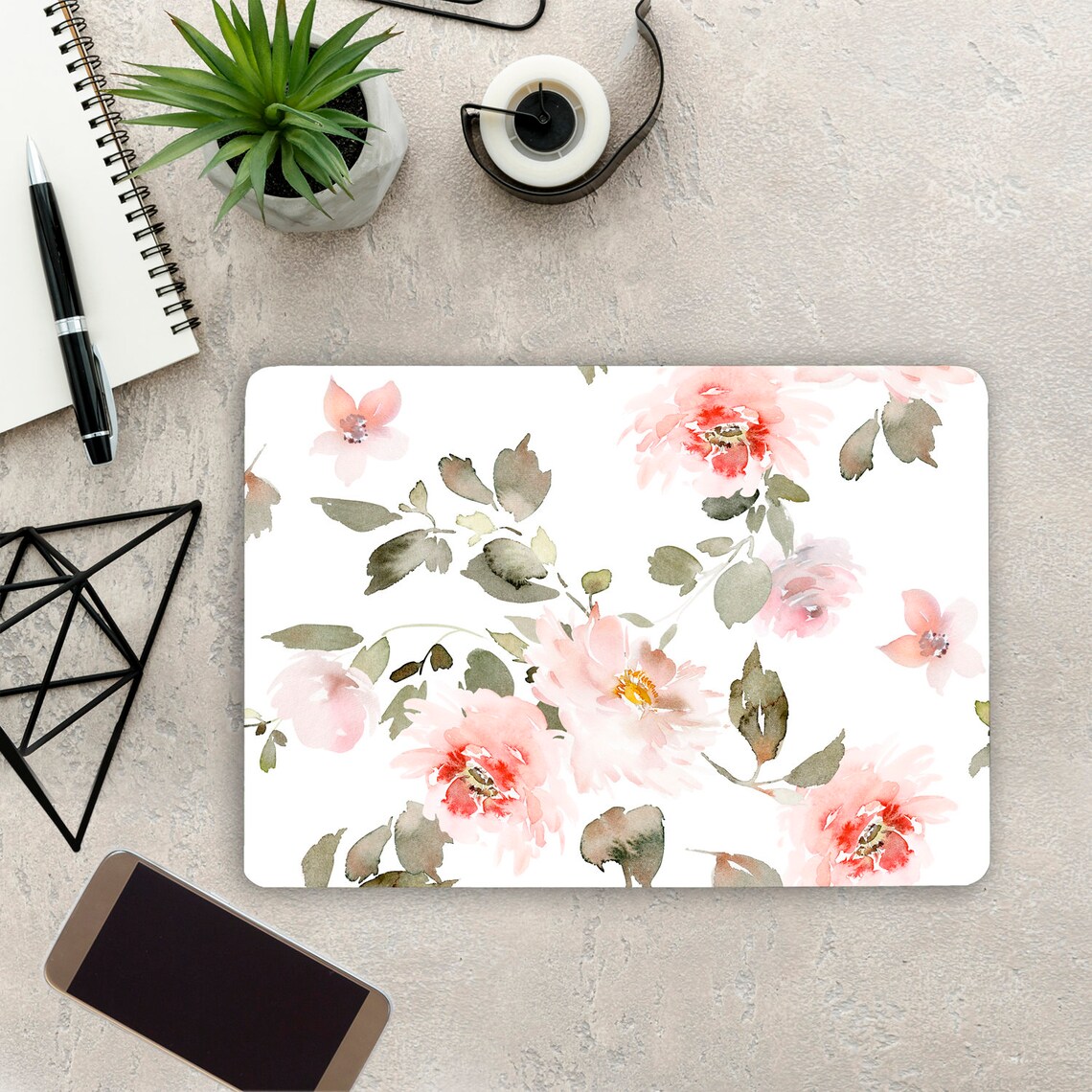 Flower Laptop Skin Floral Notebook Vinyl Decal HP Lenovo Asus - Etsy