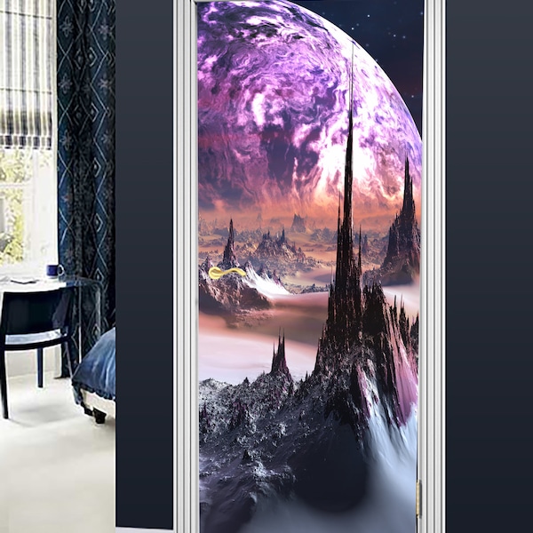3d Door Space Decal - Etsy