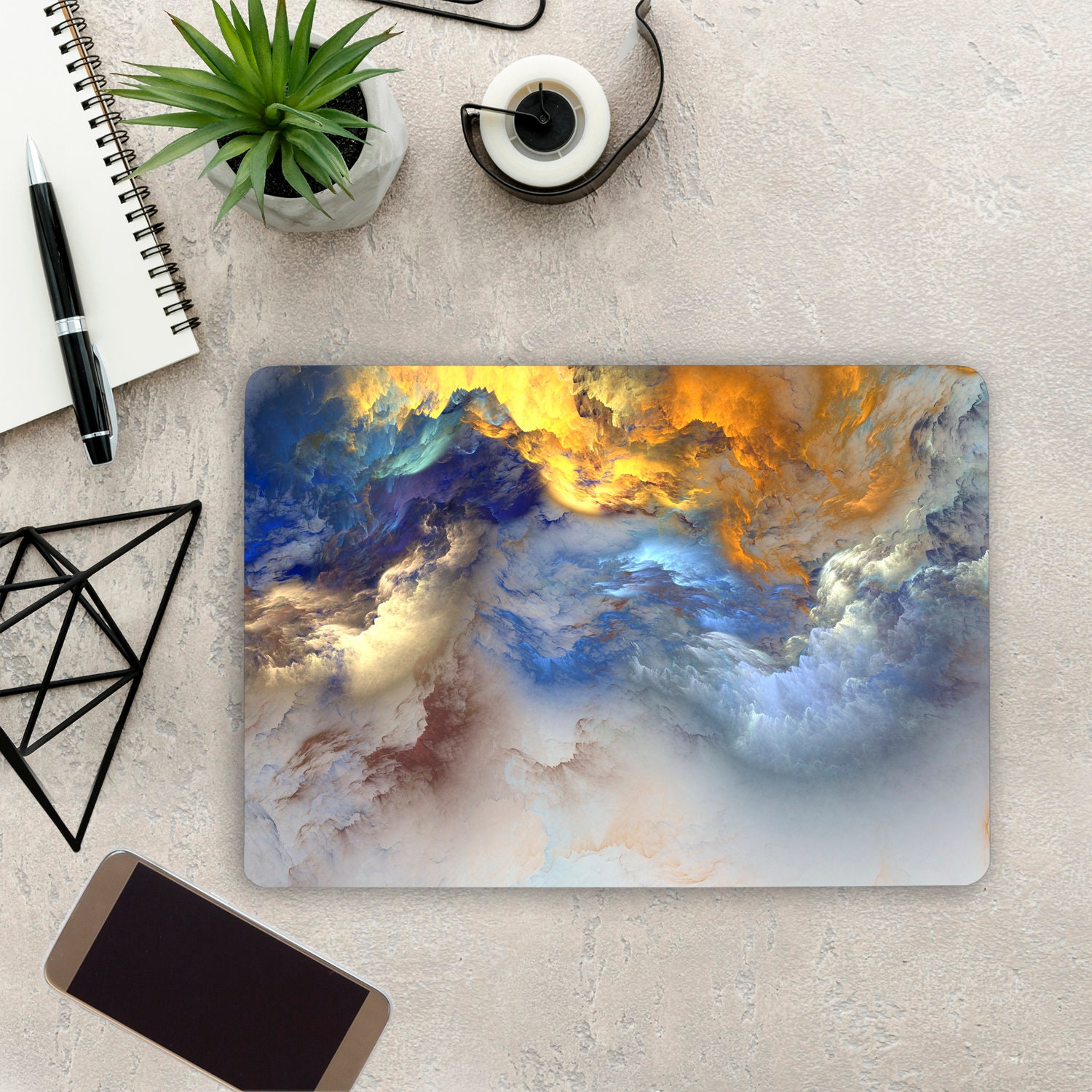 New Abstract Laptop Stickers Clouds Skin Notebook Vinyl Decal | Etsy