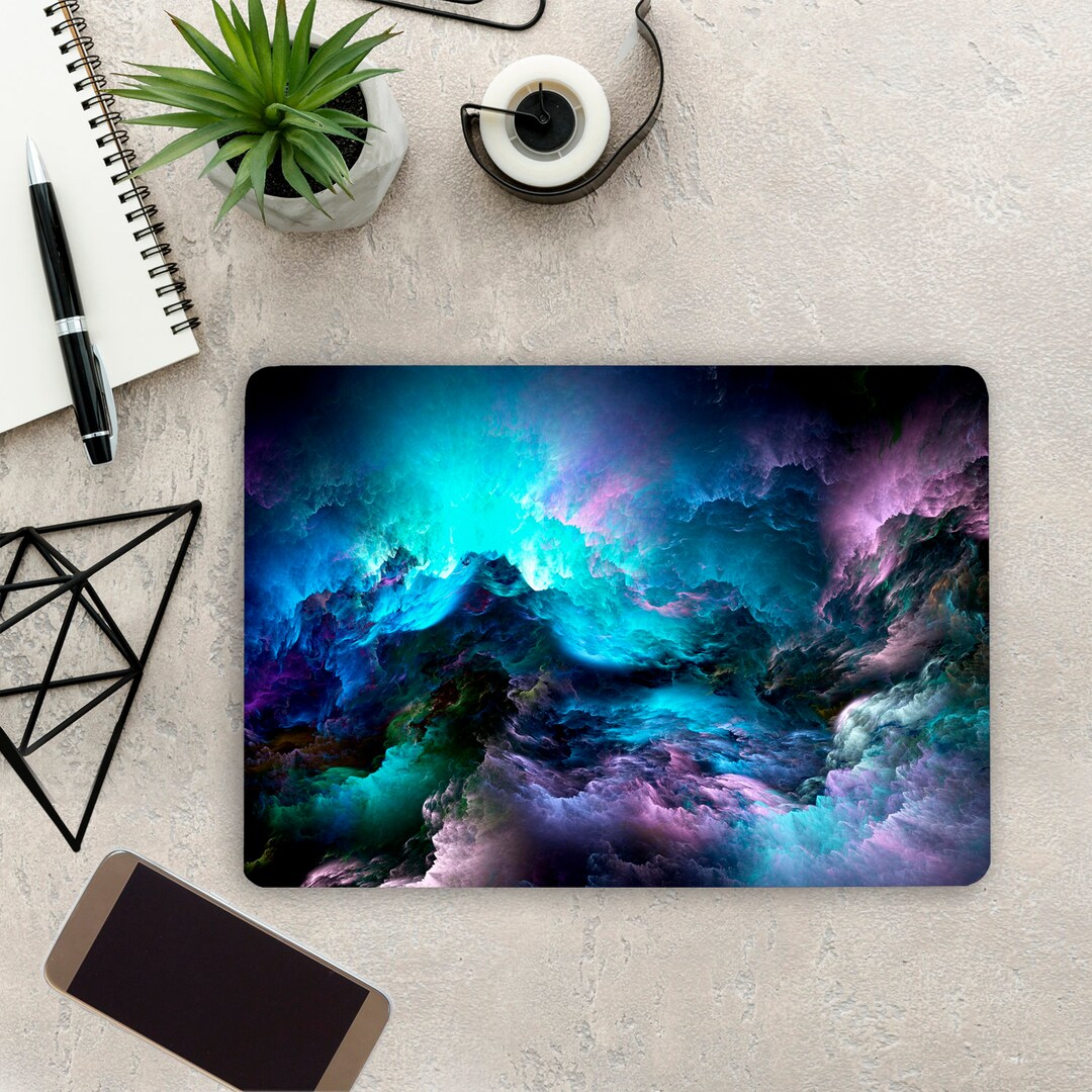 Abstract Galaxy Laptop Decal Space Clouds Skin Notebook Vinyl Decal Hp ...