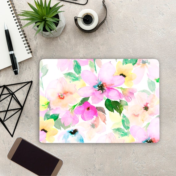 Flowers Laptop Decal Skin Floral Notebook Vinyl Decal Hp | Etsy